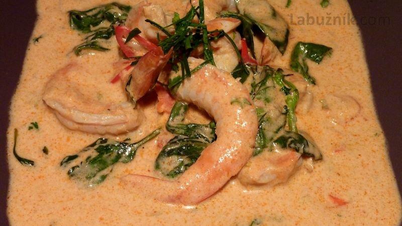 Choo Chee Goong - Thajské kari krevety recept - Labužník.cz