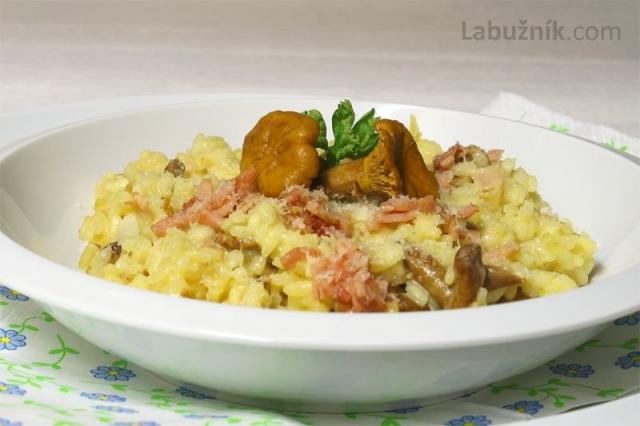 Rizoto s liškami recept - Labužník.cz