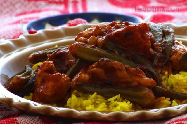 Okra- Bamija s kurcatom alebo maskom recept - Labužník.cz